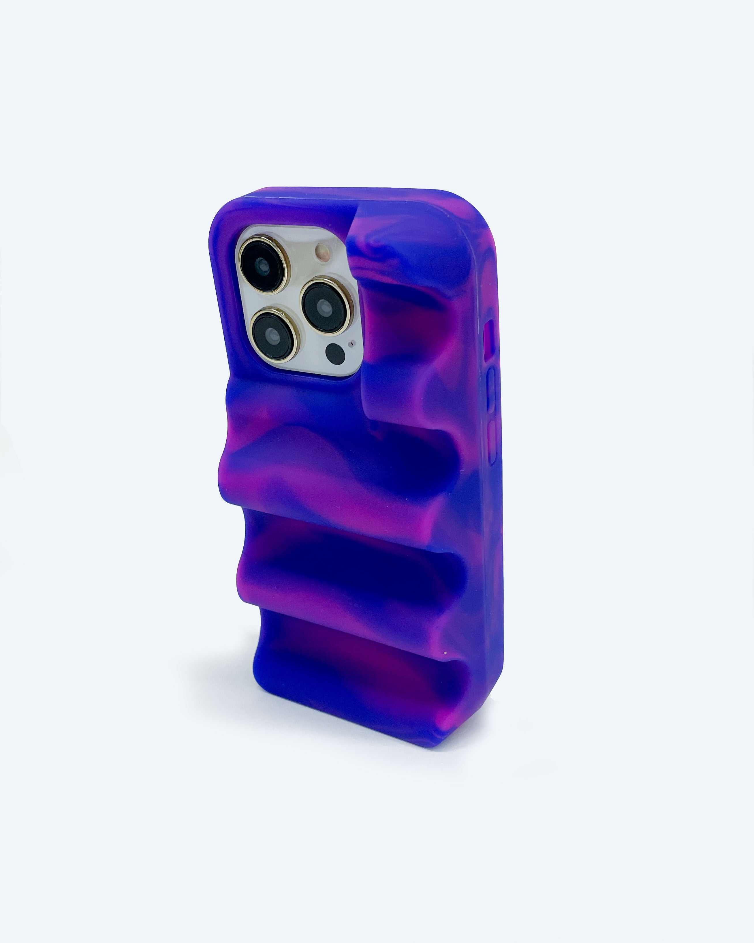 Nami Phone Case in Purple Pink Blue Velvet – BAILEY HIKAWA