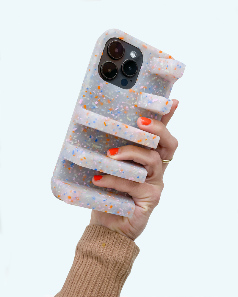 Geta iPhone Case in Recycled Confetti – BAILEY HIKAWA